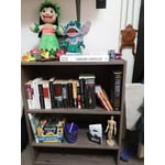 Mainstays 3-Shelf Bookcase with Adjustable Shelves, Rustic Oak ...