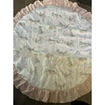 Lush Decor Pixie Fox Baby Round Ruffle Play Mat Pink/Gray Single 35 ...