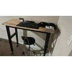 LARBANKE 48-inch Adjustable Hardwood Workbench, 2000 lbs Load Capacity ...