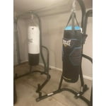 Everlast MMA Punching Boxing 2 Station Dual Heavy Duty Powder Coated ...