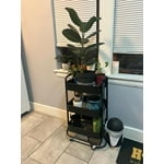 Mainstays 3 Tier Metal Utility Cart, Rich Black, Easy Rolling - Walmart.com