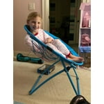 "Bunjo 32"" Comfortable Bungee Folding Chair for Camping, Red with ...