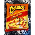 Snuggie Flaming Hot Cheetos 2-in-1 Pillow and Snack Tray, Red, Fully ...