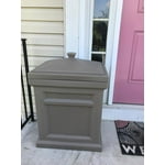 Step2 Black Express Parcel Delivery Box for Secure Outdoor Package ...
