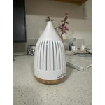 Mainstays Ultrasonic Aroma Cone Diffuser White, Use with Essential Oils ...