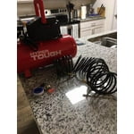 Hyper Tough 3 Gallon Oil Free Portable Air Compressor, 100PSI, Red ...