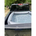 Summer Waves Rectangular Inflatable Truck Bed Pool, Gray, Adults ...