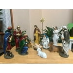 TOETOL Handcrafted Nativity Set Scene with Realistic Pieces, Wooden ...