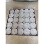 Long Last Bulk Pack Amari White Unscented Indoor/Outdoor Tealight ...