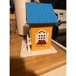 Cartman Unique Outdoor Birdhouse, Cedar Wood Blue Bird Box House with ...