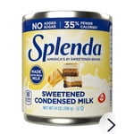 Splenda Reduced Calorie Sweetened Condensed Milk, No Sugar Added, 14 Oz ...