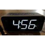 SHARP Dual Alarm Digital Clock with Battery Electric Backup, Jumbo 1.8 ...