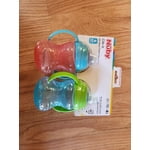 Nuby No-Spill Clik-it Soft Spout Sippy Cup, 10 fl oz, 2 Count - Walmart.com