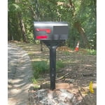Simplay3 422030-01 Dig-Free Universal Mailbox Post, No Digging, Durable ...