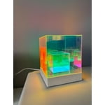Merkury Innovations Iridescent Infinity Cube Light - Plug-In Multicolor LED Magic Lamp - Walmart.com