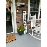 "The Lakeside Collection Interchangeable Metal Welcome Sign, 8 Magnetic ...