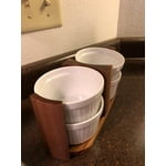 Better Homes & Gardens Acacia Wood Ramekin Caddy Set, 1.12 Pounds ...