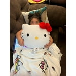 Hello Kitty Plush Cuddle Pillow, Kids Decorative Bedding, Soft ...
