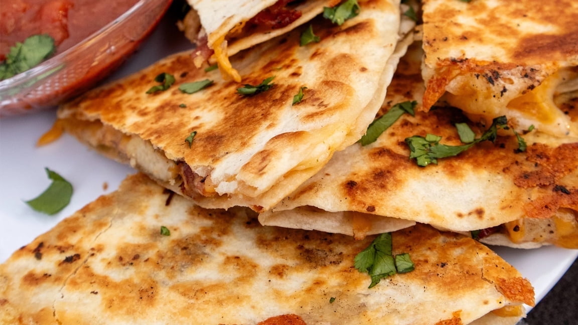Chicken bacon ranch quesadilla Recipe - Walmart.com