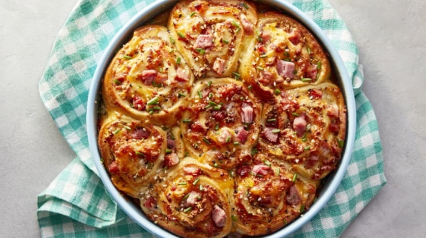 Savory ham & cheese breakfast rolls Recipe - Walmart.com