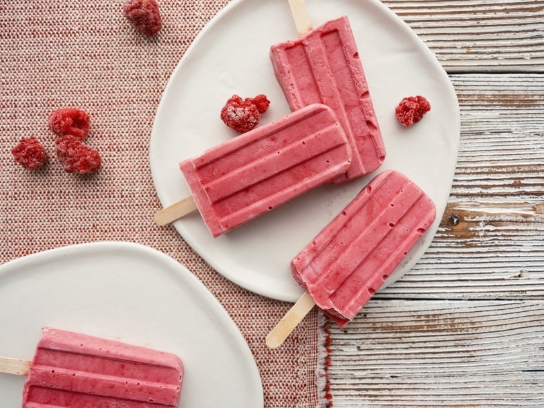 Honey, vanilla and raspberry yogurt popsicles Recipe - Walmart.com