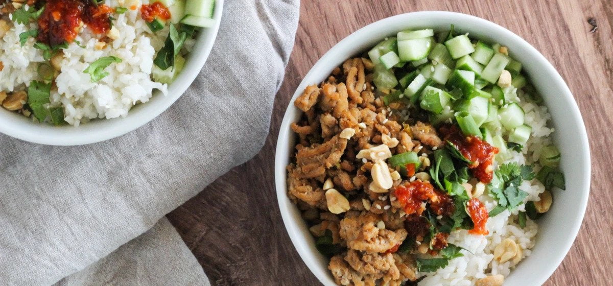 Sweet and spicy chicken rice bowls Recipe - Walmart.com