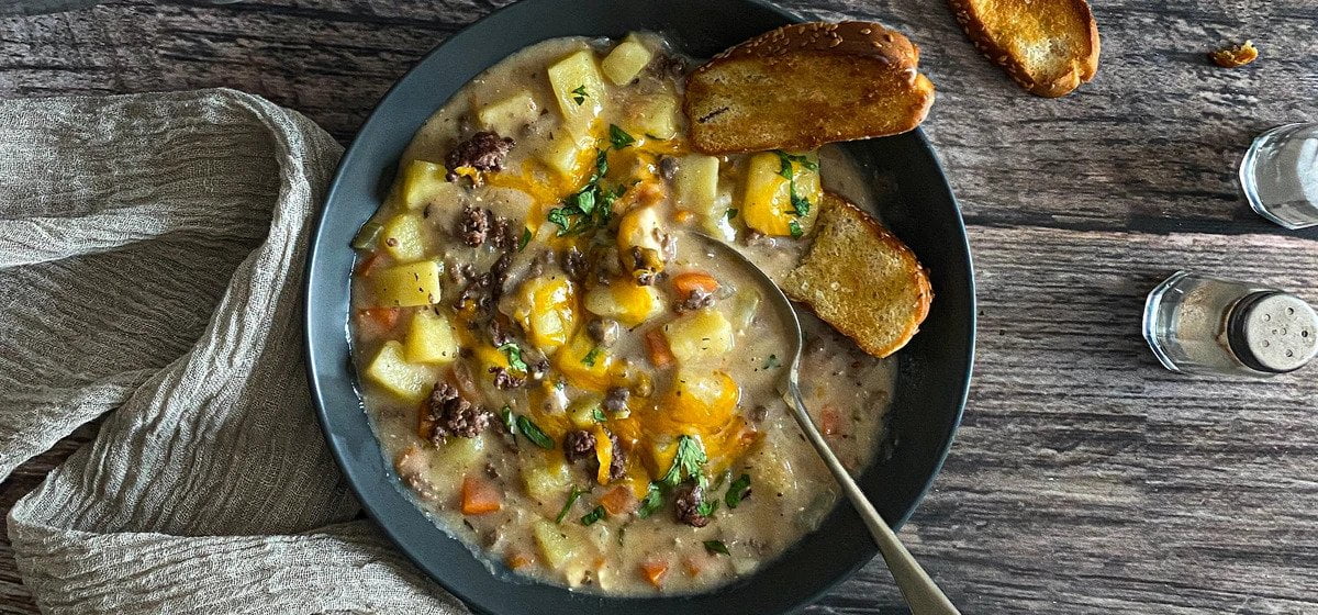 Cheeseburger chowder Recipe - Walmart.com