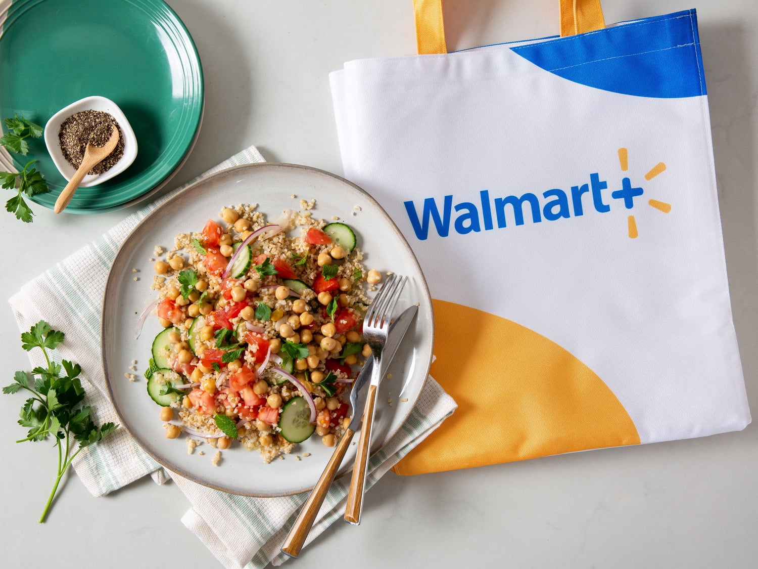 No-cook greek chickpea bulgur salad Recipe - Walmart.com