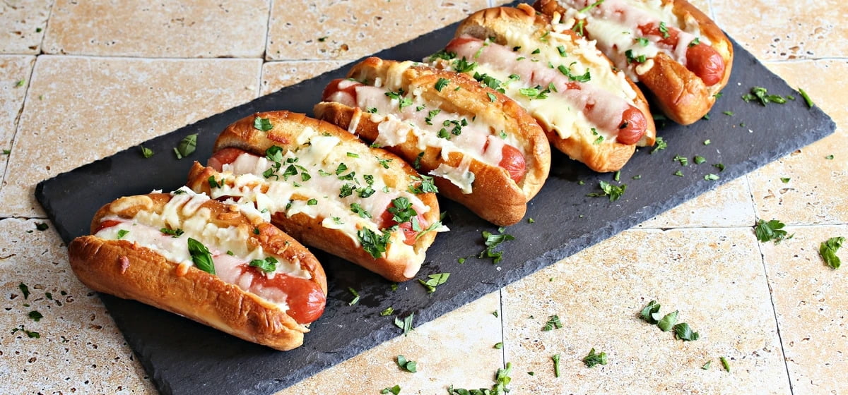 Loaded cheesy baked hot dogs Recipe - Walmart.com