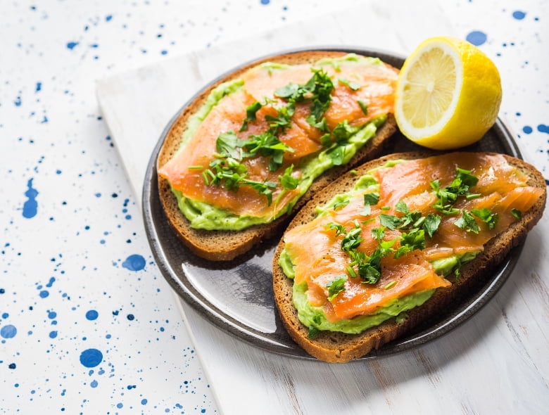 Smoked salmon and avocado toast Recipe - Walmart.com