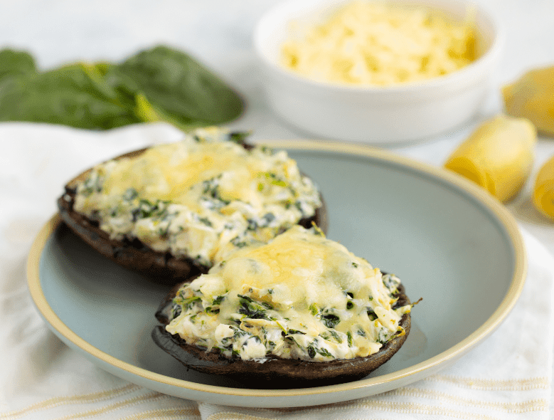 Spinach artichoke stuffed portabellos Recipe - Walmart.com