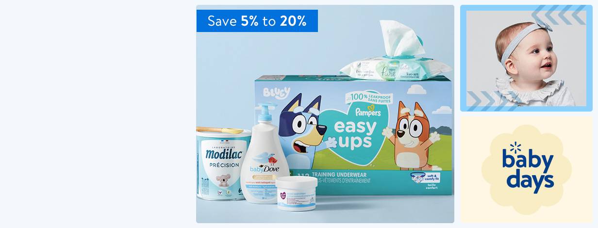 Baby Store: Baby Stuff & Newborn Essentials | Walmart Canada