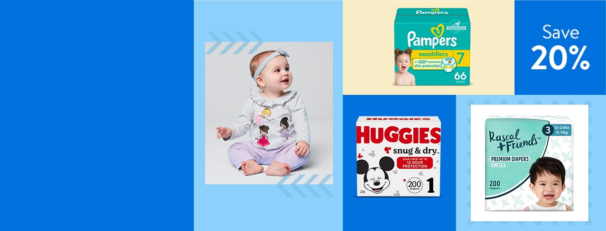 Baby Diapers & Potty Training Supplies | Walmart Canada