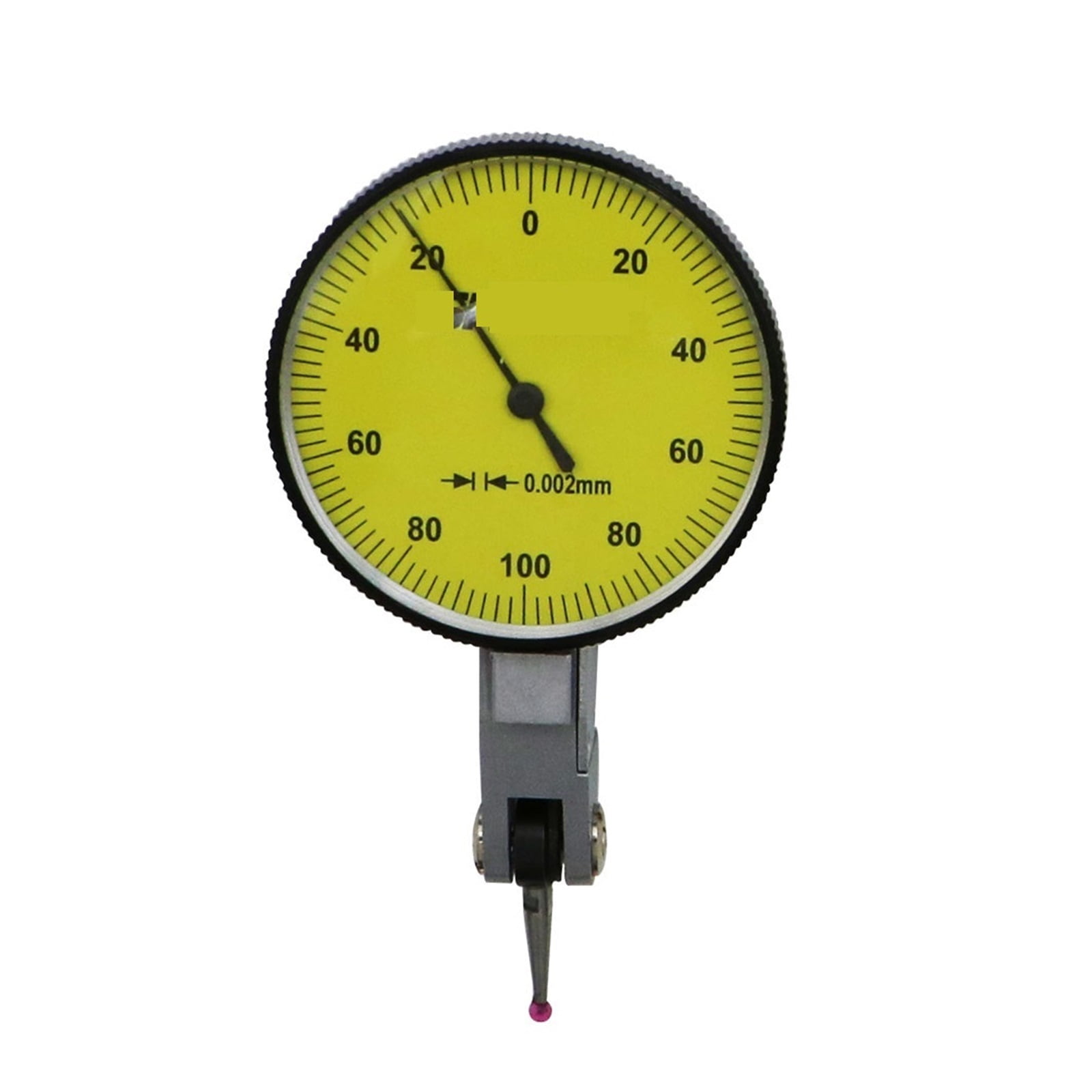 0-0.2mm Lever Dial Indicator Gauge With Measuring Ruby Probes Dial Test ...