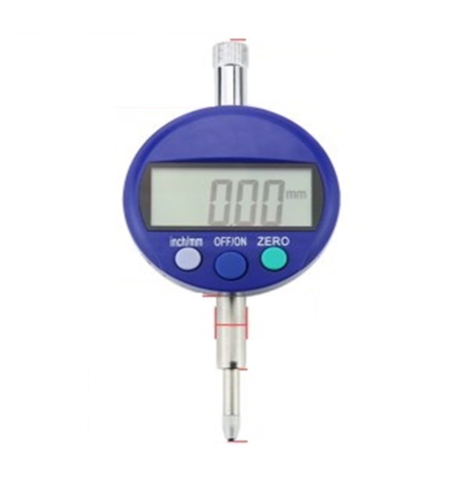 0-0.8mm Lever Dial Indicator Gauge With Measuring Probes Mechanical ...