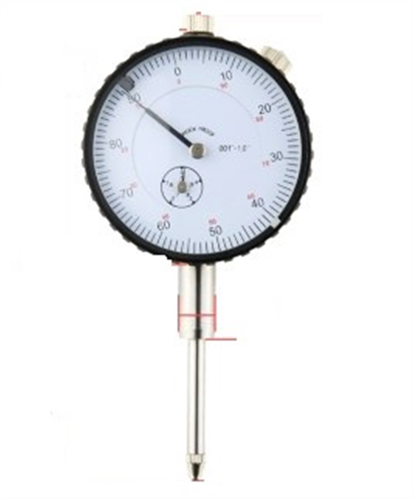 0-0.8mm Lever Dial Indicator Gauge With Measuring Probes Mechanical Micrometer Measuring Tools ...