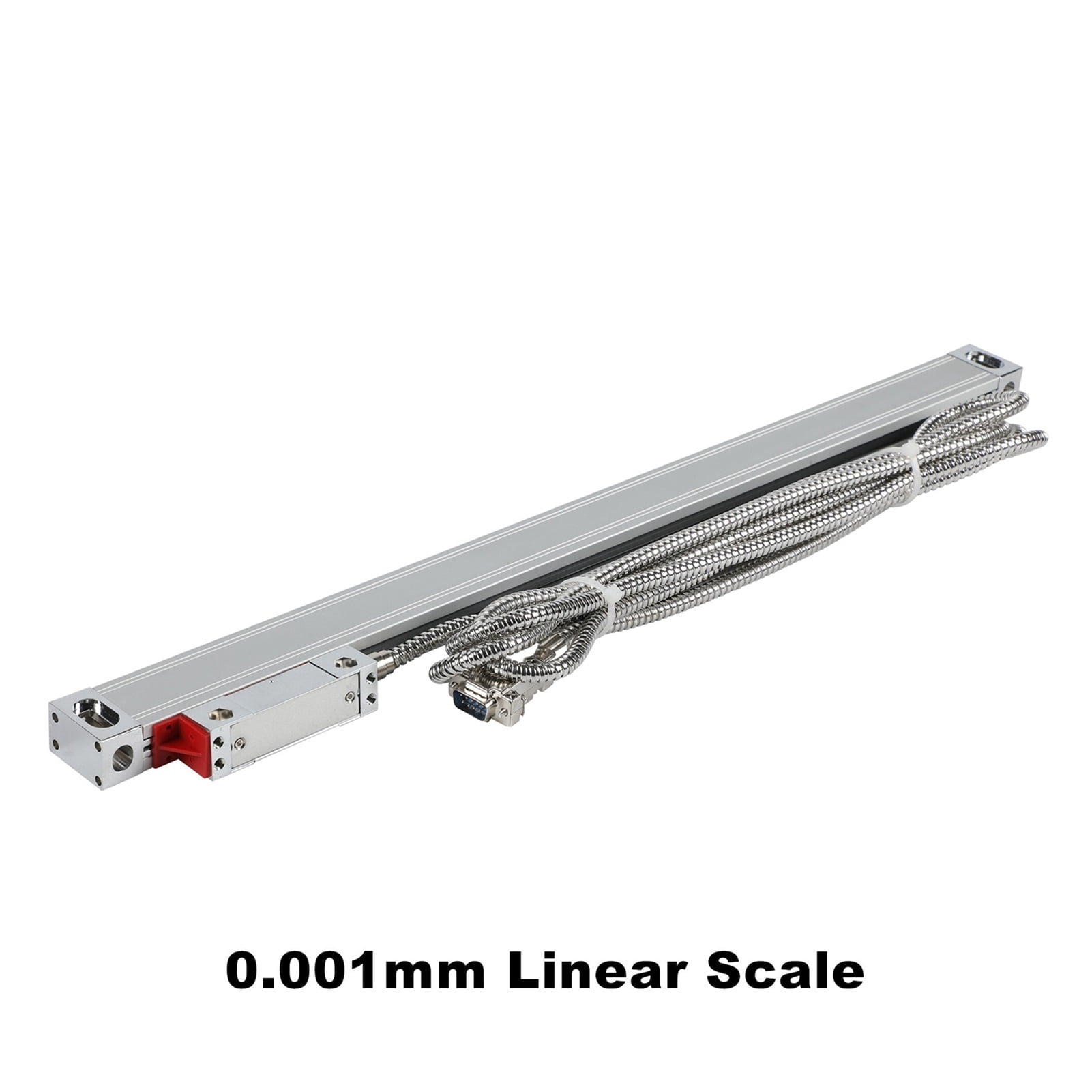 0.001mm 50 100 150 200 250 300 350 400mm Slim Linear Scale 20x28mm Thin ...