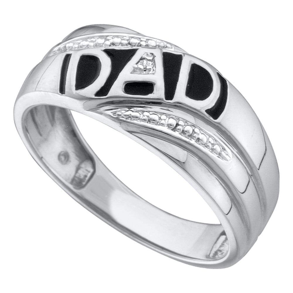 0.005CT MENS-RD-DIA DAD RING"" - Walmart.com