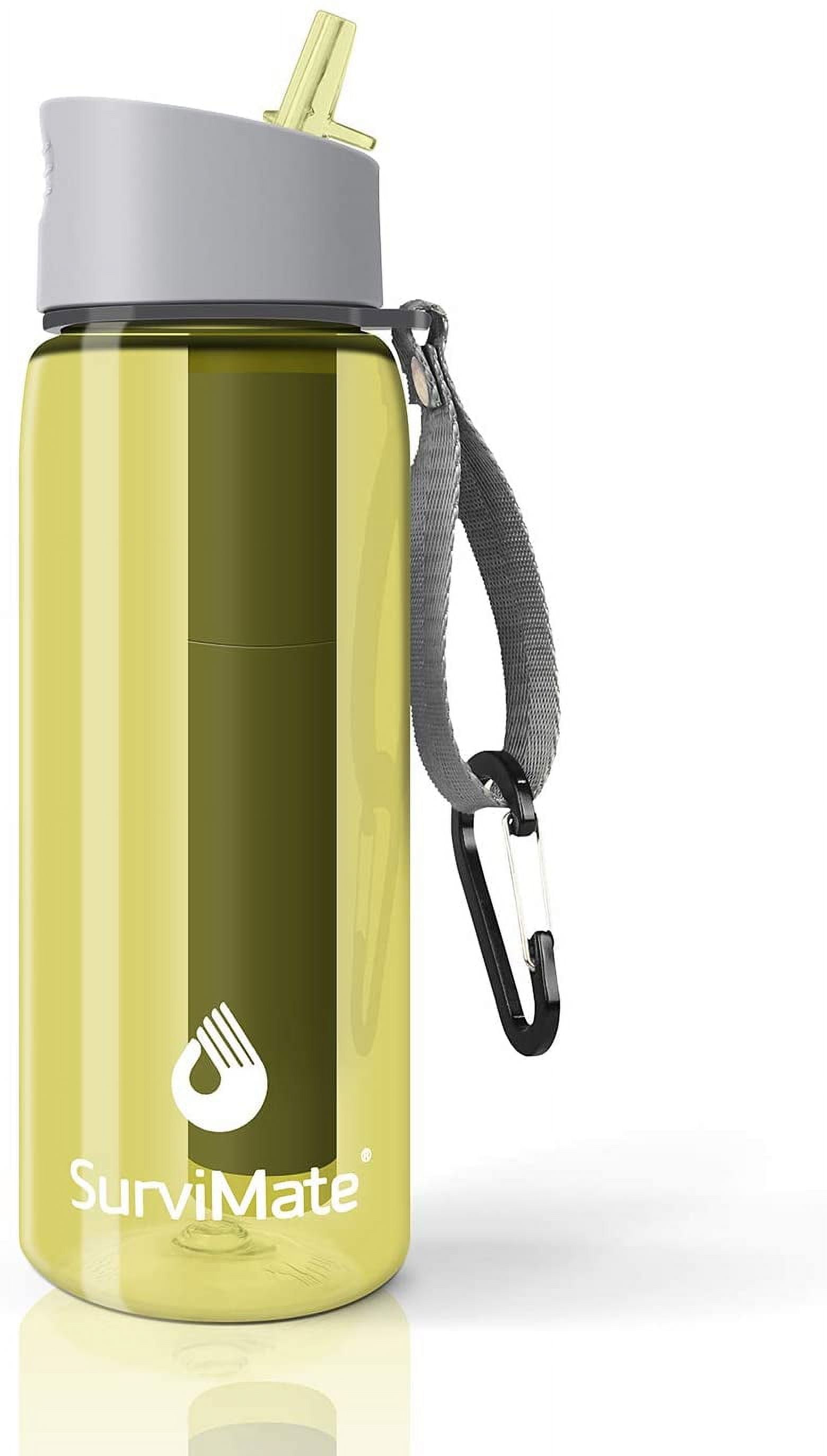 0.01Μm Ultra-Filtration Filtered Water Bottle, Portable Water Filter ...