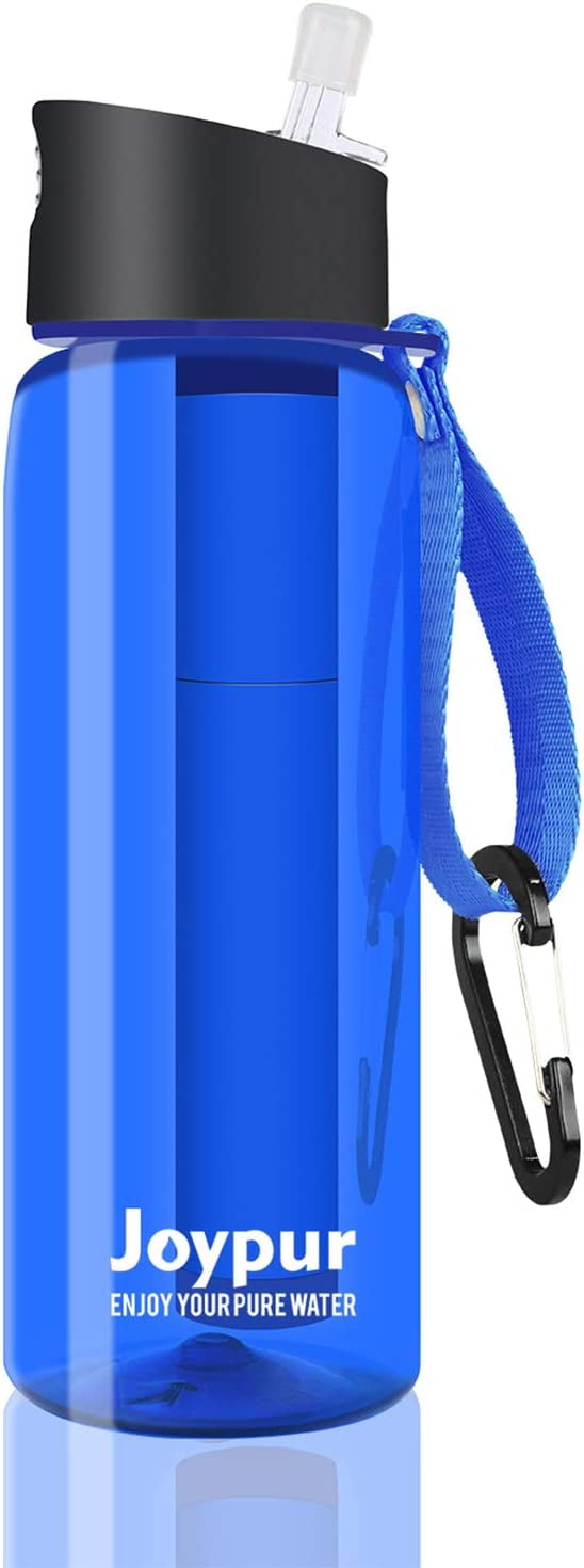 0.01 μm Ultra Filtration Portable Water Bottle - 4-Stage Filtered BPA ...