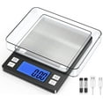 0.01g/1kg Upgraded Small Digital Scale, USB Rechargeable, with Larger ...