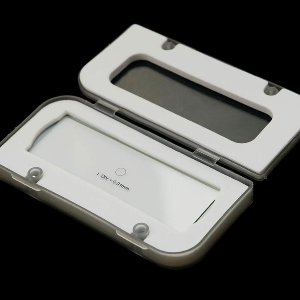 HONON 0.01mm Microscope Calibration Slide Stage Micrometer Calibration ...