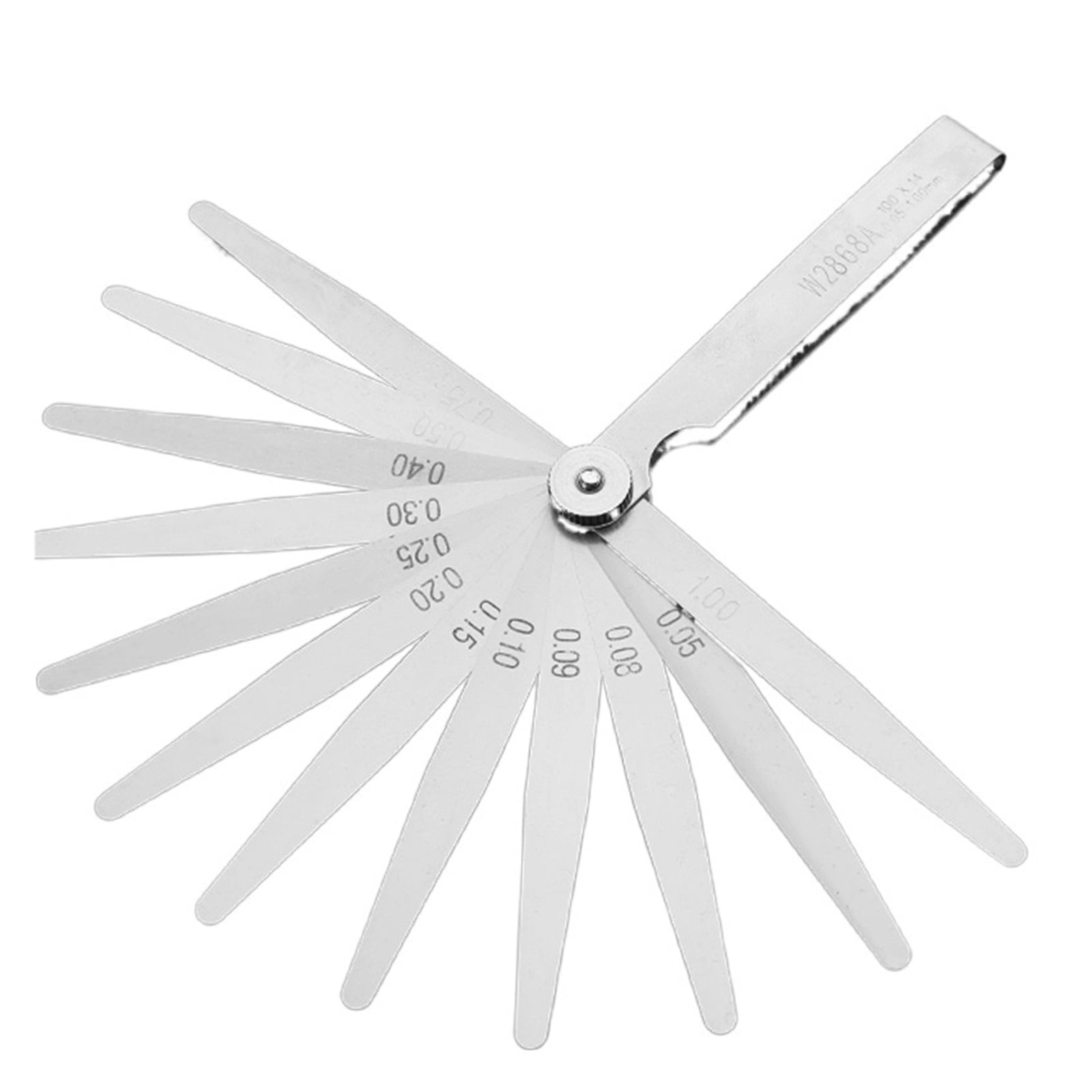 0.02 To 1mm 14 17 Blade Thickness Gap Metric Filler Feeler Gauge ...