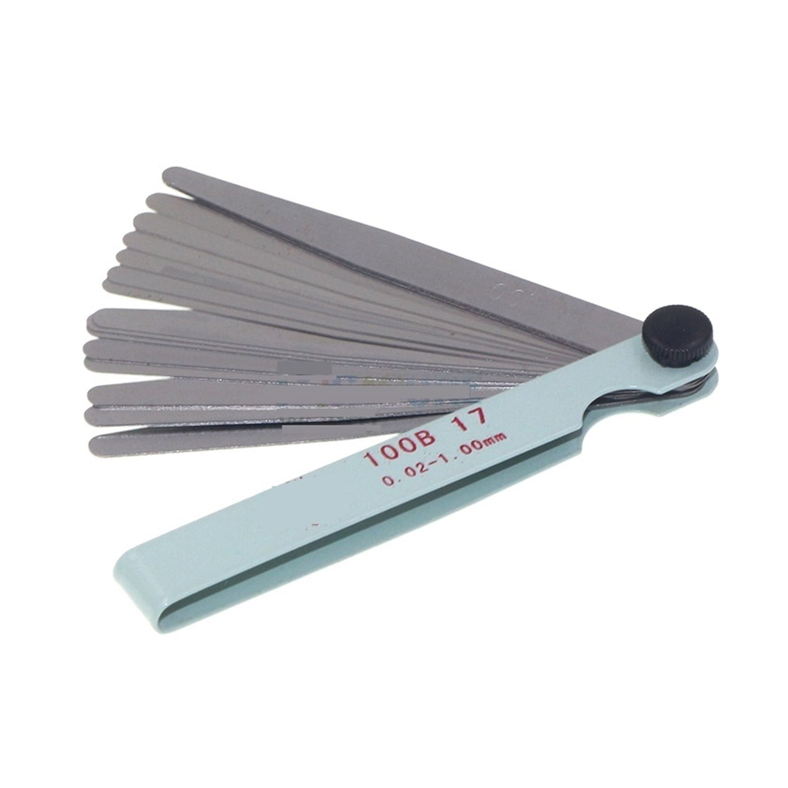 0.02 To 1mm 17 Blade Thickness Gap Metric Filler Feeler Gauge Measure ...