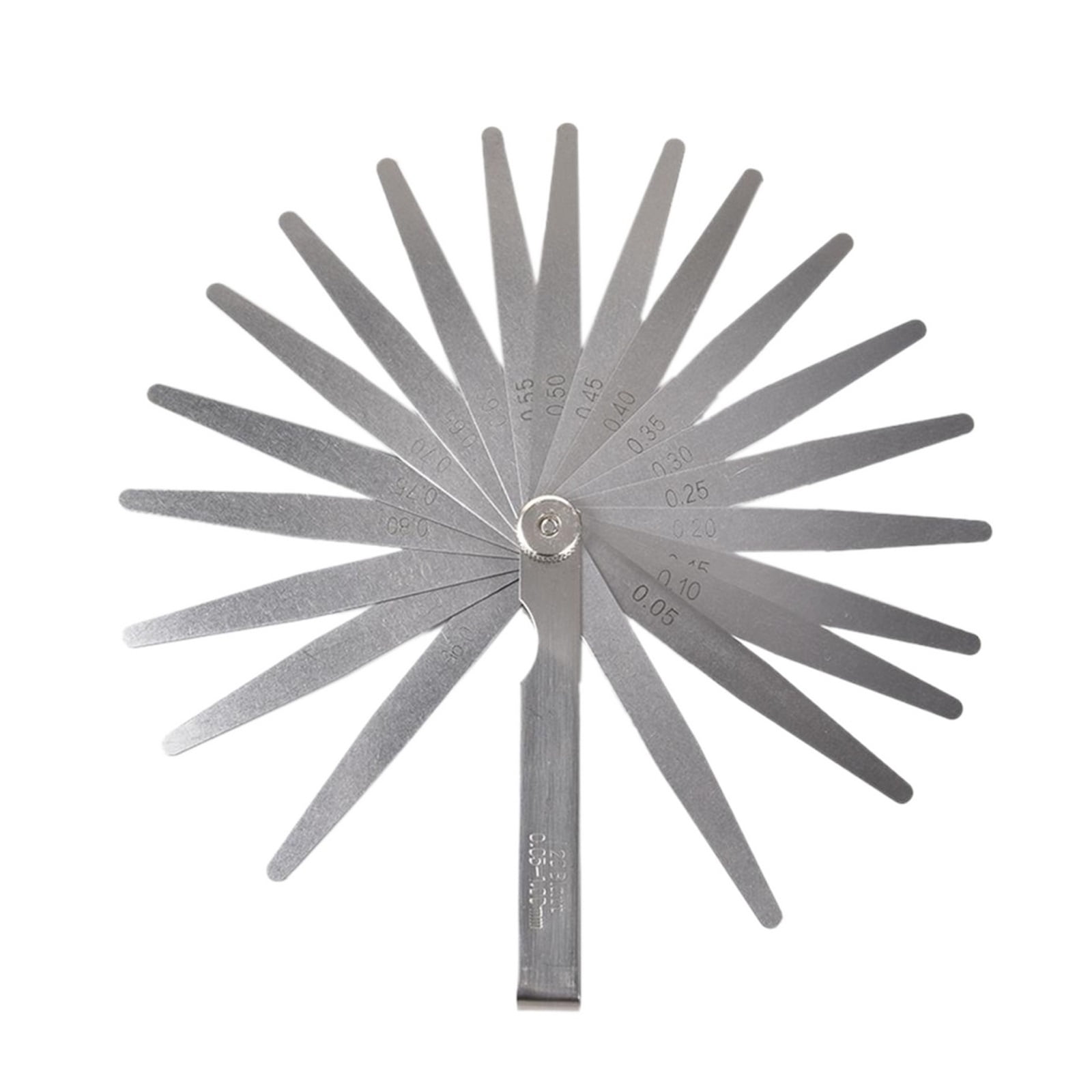 0.02To1mm Thickness 17-20Blade Metric Feeler Gauge High Precision Gages ...