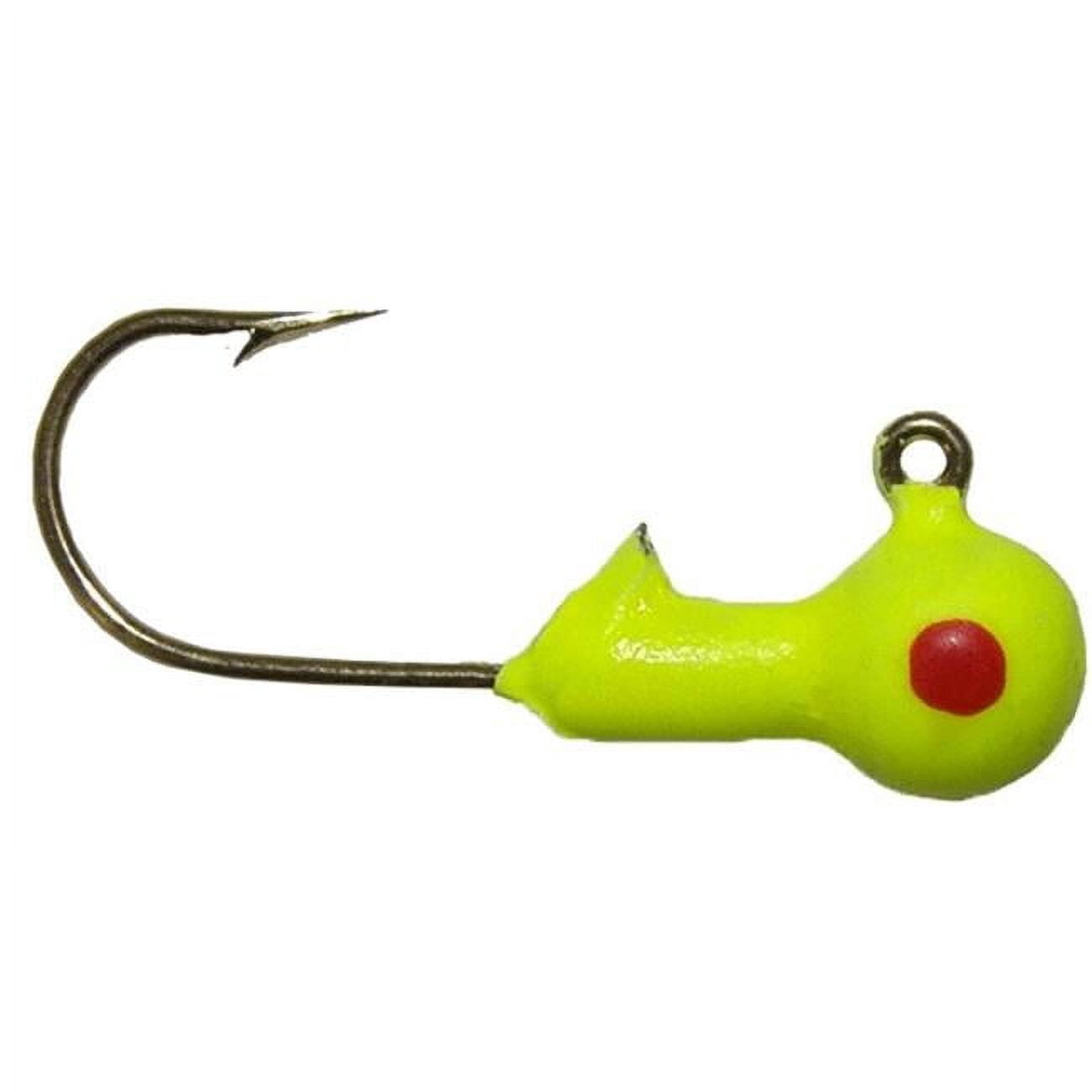 0.03 oz Ball Jig Head, Chartreuse - 10 Per Bag - Walmart.com
