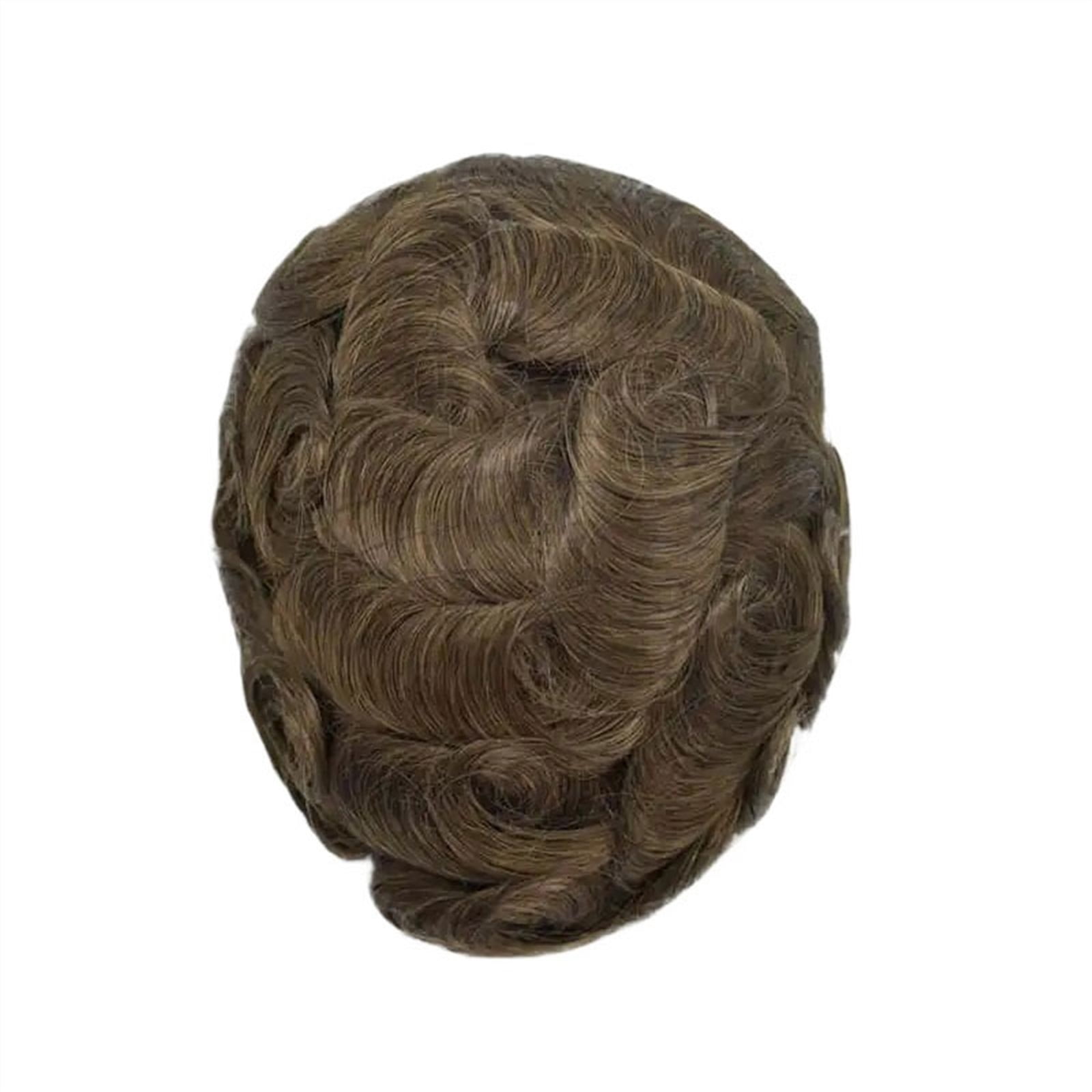 0.03mm Untra Thin Skin Male Hair Toupee Men Prosthesis Capillary Remy ...