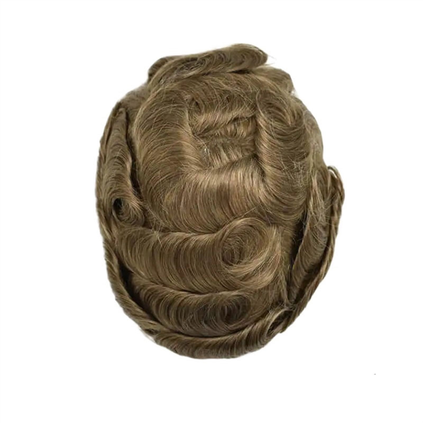 0.03mm Untra Thin Skin Male Hair Toupee Men Prosthesis Capillary Remy ...
