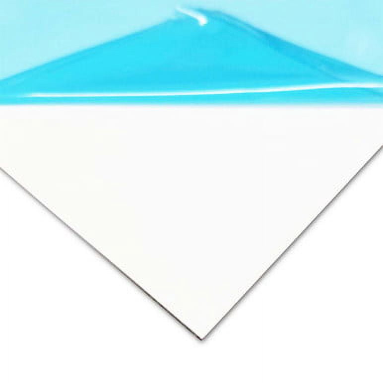 0.050" x 12" x 12", Painted Aluminum Sheet, Gloss White-White - Walmart.com