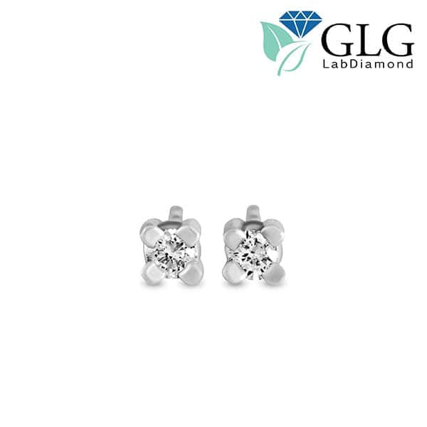 0.05ct Lab Diamond Studs - Walmart.com